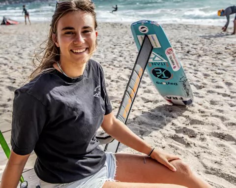 Lysa Caval, 2023 kitefoil champion